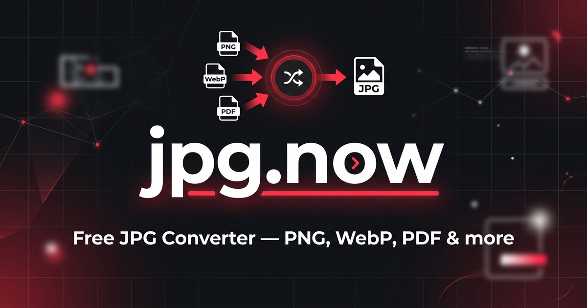 Image Converter — 90+ Formats Free Online | JPG.now